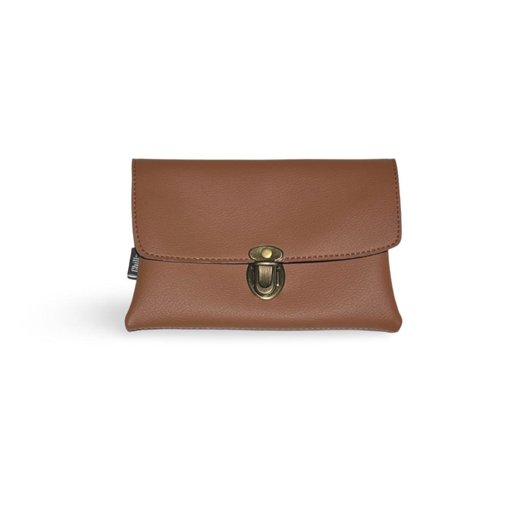 'Class' wallet, camel texture | Women's wallet | Vegan wallet ...